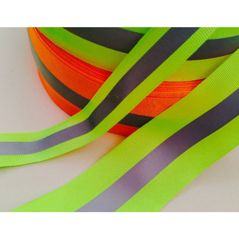 Reflective Safety Ribbon Neon Color 1inc 2 Inc | Shopee Philippines