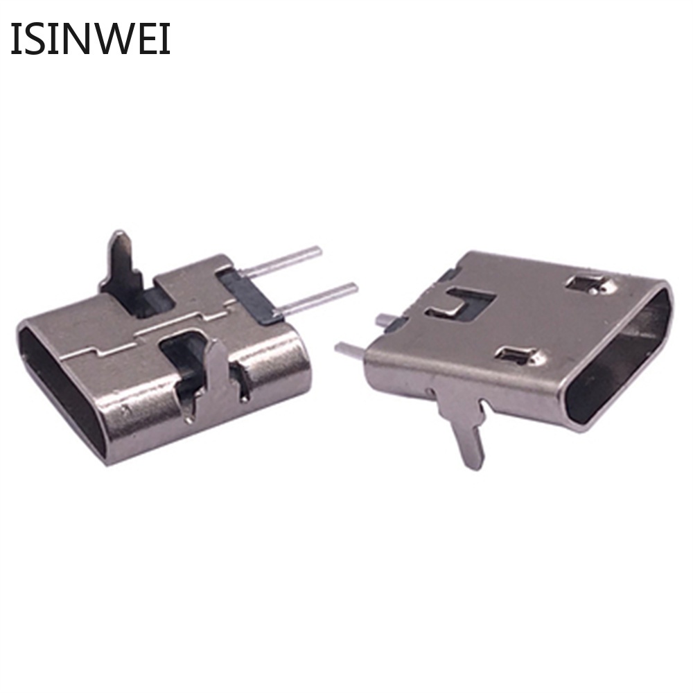 100pcs MICRO USB 2P Female Plug Mike 2PIN V8 Android Phone Plug Two-pin ...