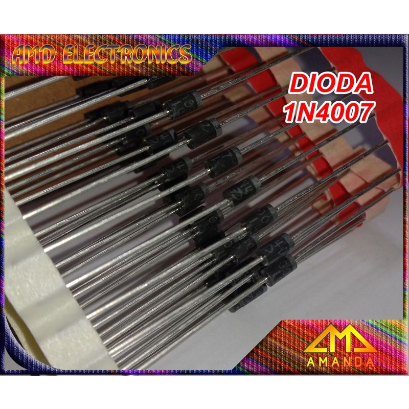 Diode 1n4007 - 1A 1000V - original thick feet | Shopee Philippines