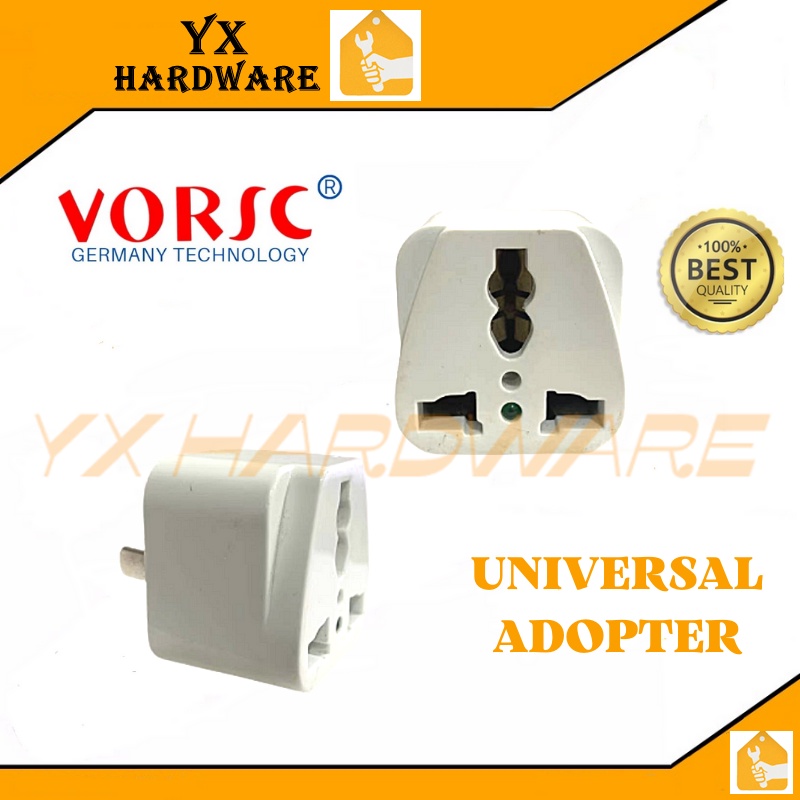 Vorsc Universal Socket Adapter Power Plug Socket Universal Adapter ...