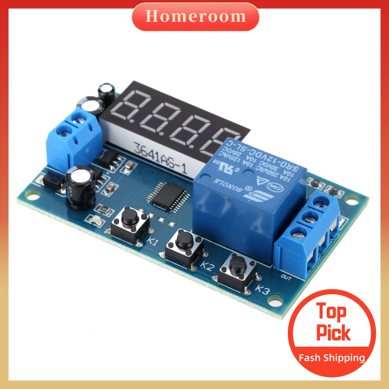 Multifunction Delay Time Module Switch Control Relay Cycle Timer DC 12V | Shopee Philippines