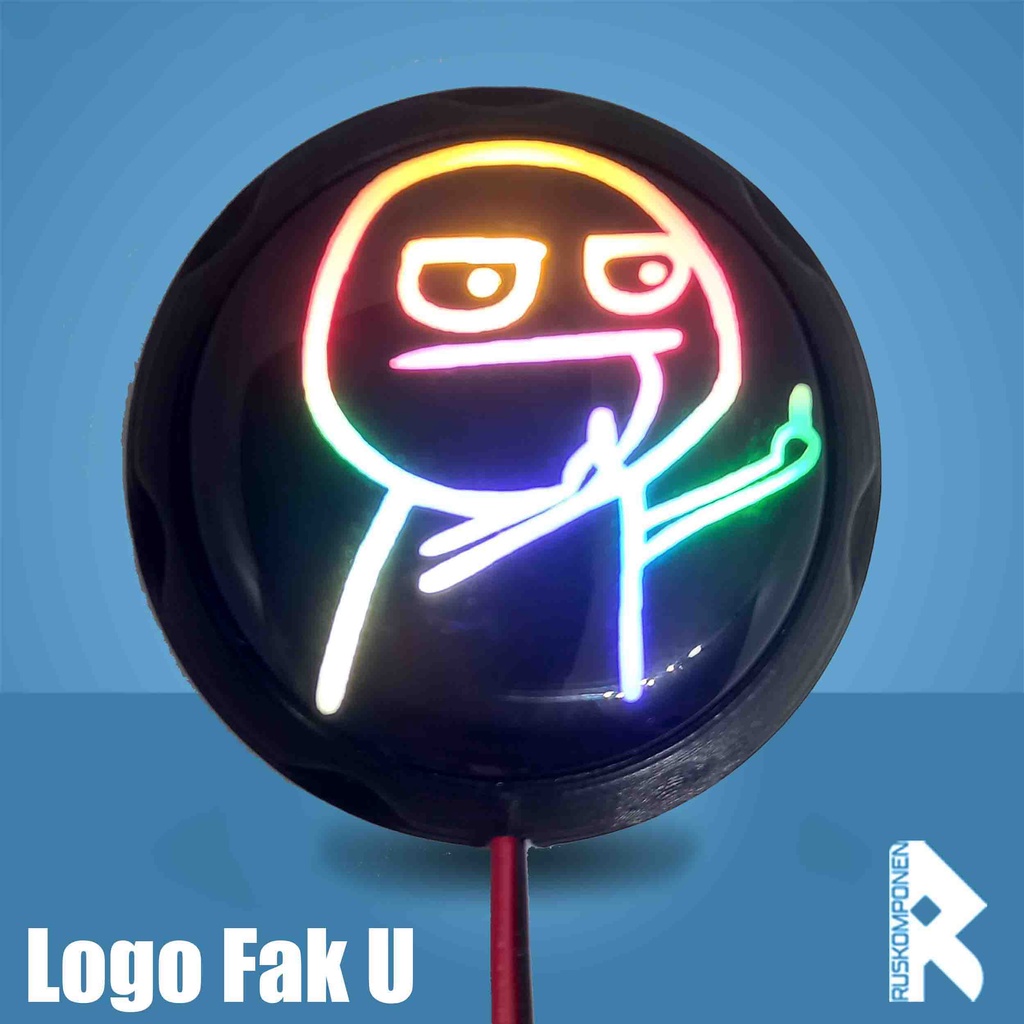 Middle Finger LED Emblem Motorcycle LED Lamp Stop Lamp LED Emblem ...