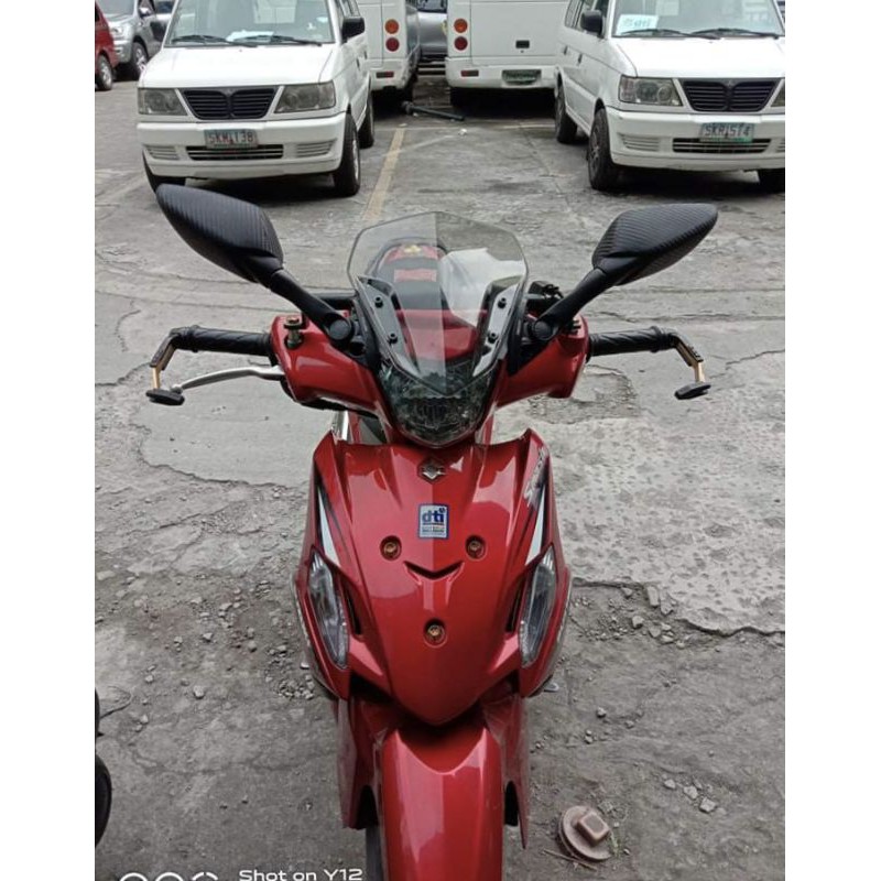 SUZUKI SMASH 110/115 R25 SIDEMIRROR, BRACKET AND VISOR SET | Shopee ...