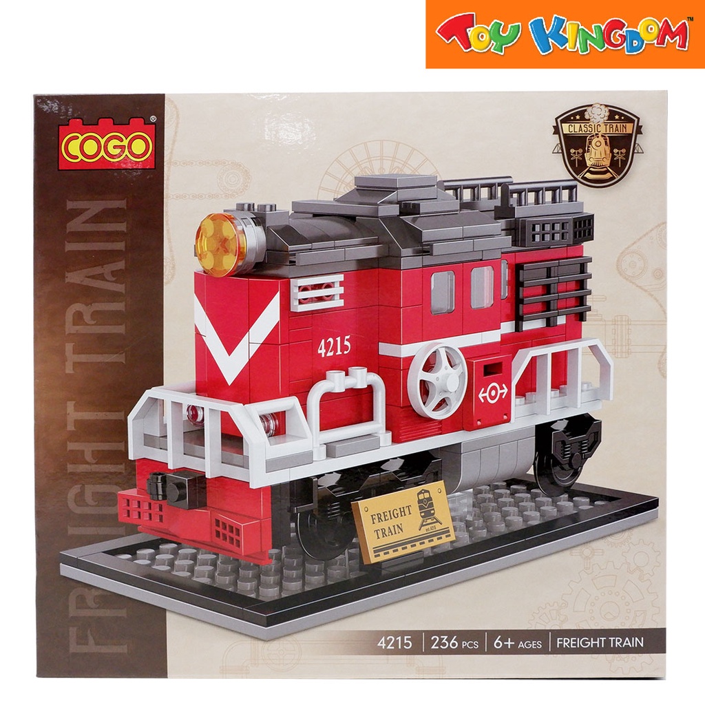 Cogo Classic Train Freight Train Building Blocks | Shopee Philippines