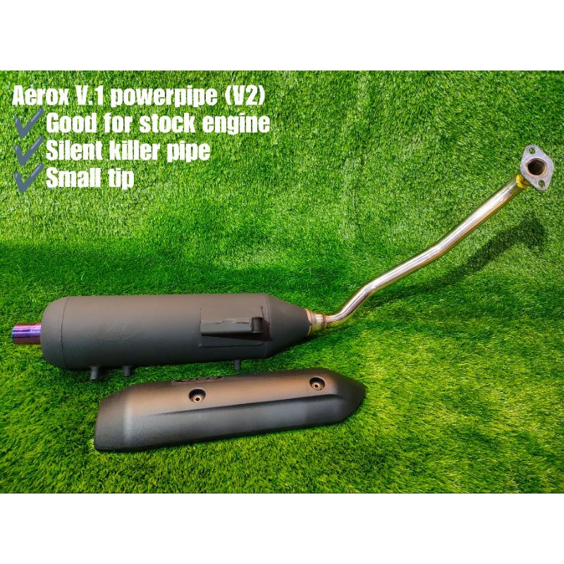 JVT Silent killer pipe V2 for Nmax V.1/Aerox V.1(Black) | Shopee ...