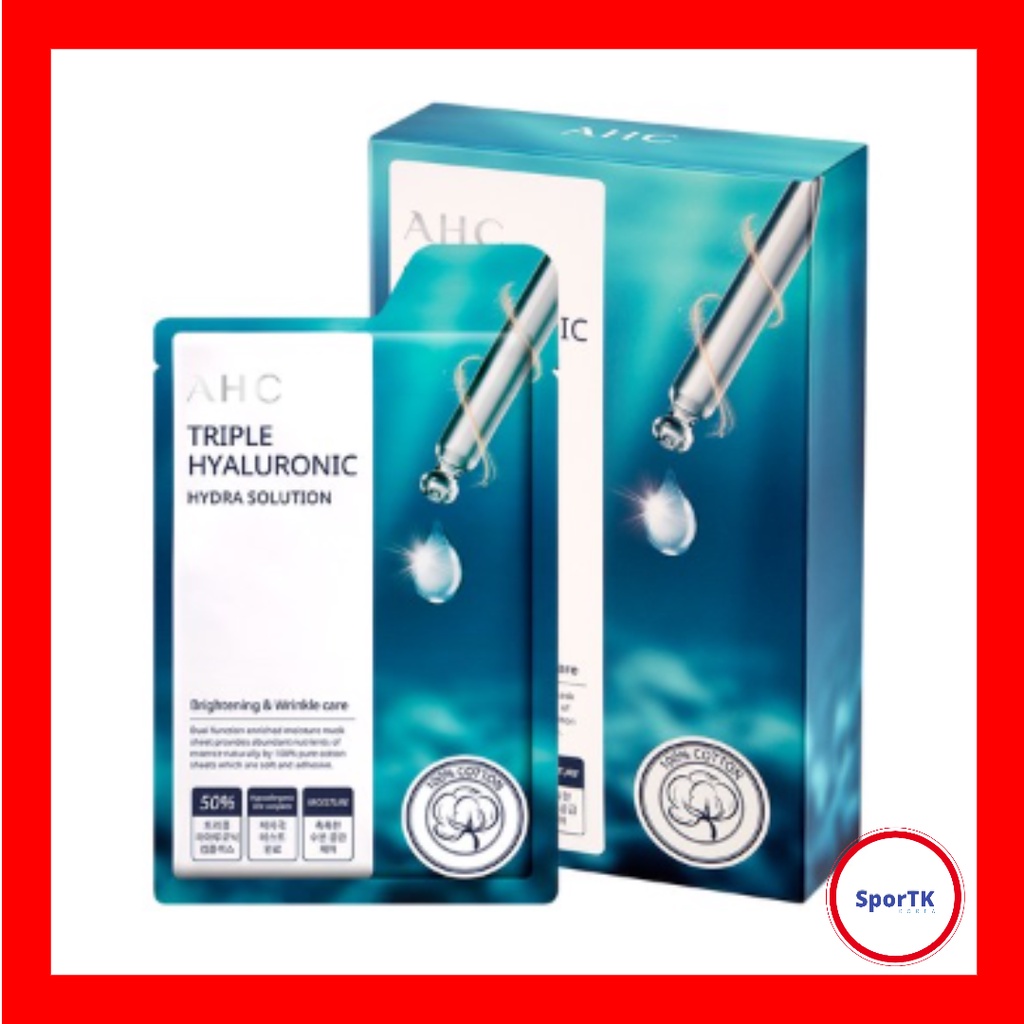 AHC Triple Hyaluronic Mask Pack 25ml 10ea / Skin Care Mask | Shopee ...