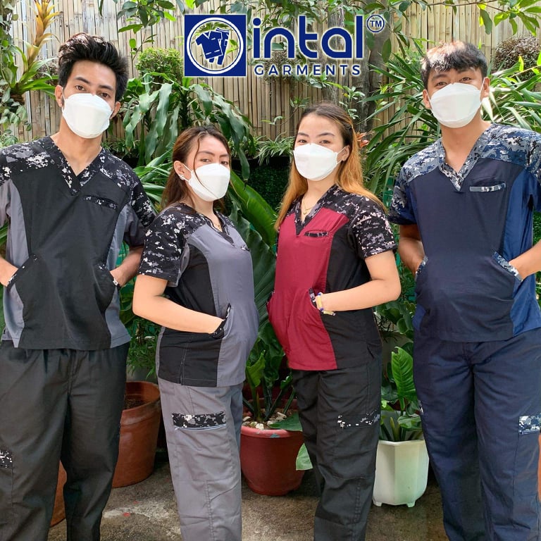 INTAL SCRUBSUIT 09E CARGO 6-Pocket Pants Premium Quality Camouflage ...