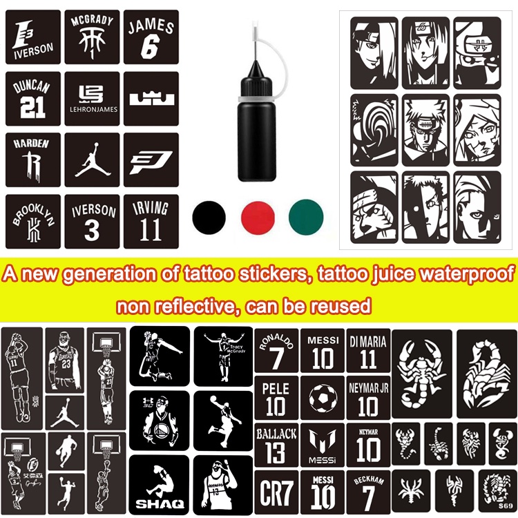 Semi-permanent Tattoo Stickers Waterproof Long-lasting Tattoo cream ...