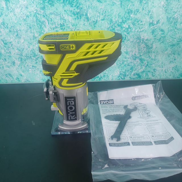 RYOBI18-Volt ONE+ Cordless Fixed Base Trim Router (Tool Only) with Tool ...