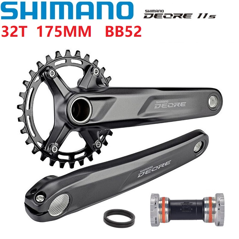 Shimano Deore FC-M5100 1x11/ 2x11 Speed Mountain Bike Bicycle Crankset Aluminum Alloy MTB Arm ...