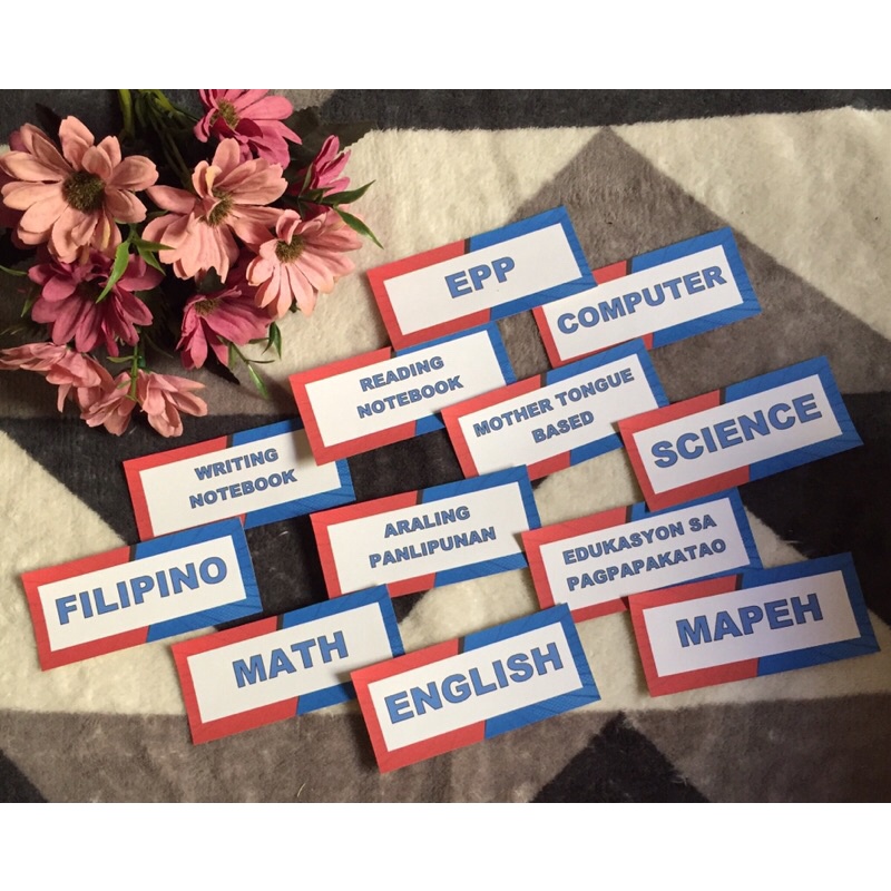 NOTEBOOK STICKERS (Subjects & Personalized name/Grade§ion/Teacher) 25 ...