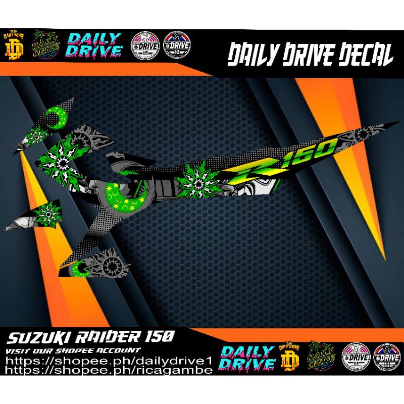 Suzuki Raider 150 (carb design) | Shopee Philippines