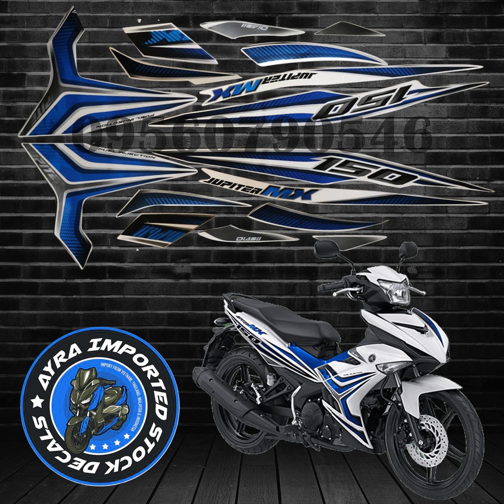 SNIPER Mx150 15 BLUE Stock Decal/Sticker | Shopee Philippines