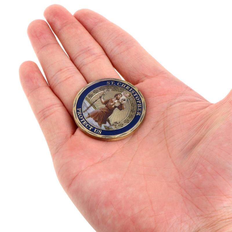 ＞St. Christopher Patron Saint Of Travelers Commemorative Challenge Coin ...