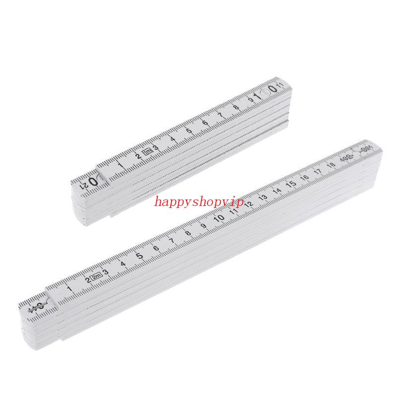 HSV Folding Carpenters Ruler 1/2 Meter Plastic Folding Ruler for Laying ...
