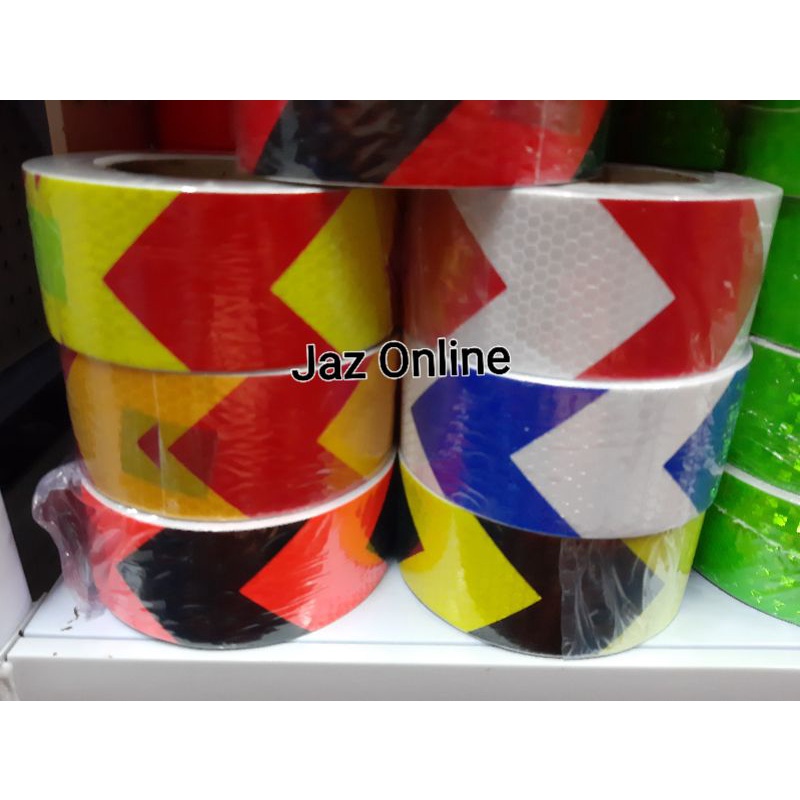 Arrow Reflective Tape Safety Caution Warning | Shopee Philippines