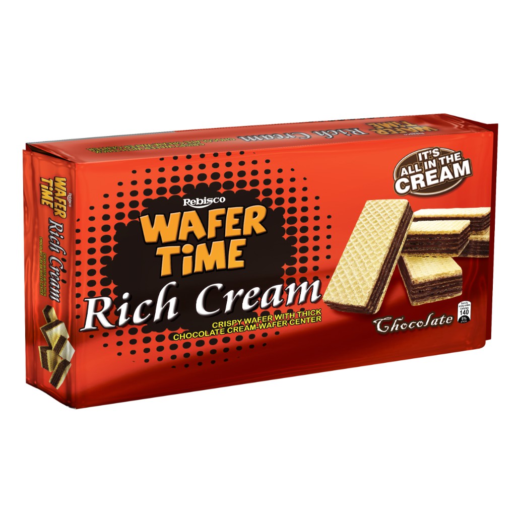 Wafertime Rich Cream Wafers Choco 27g x 10pieces | Shopee Philippines