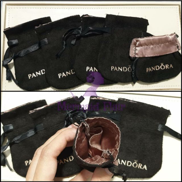 Pandora Anti-tarnish Black Velvet Pouch | Shopee Philippines