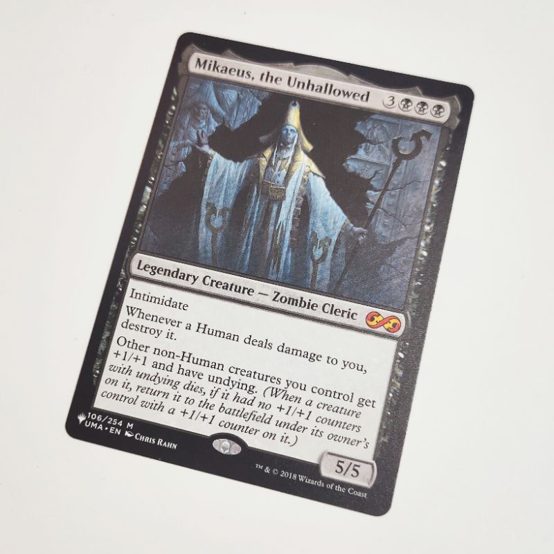 MTG Card MIKAEUS, THE UNHALLOWED Magic the Gathering Trading Card Game ...