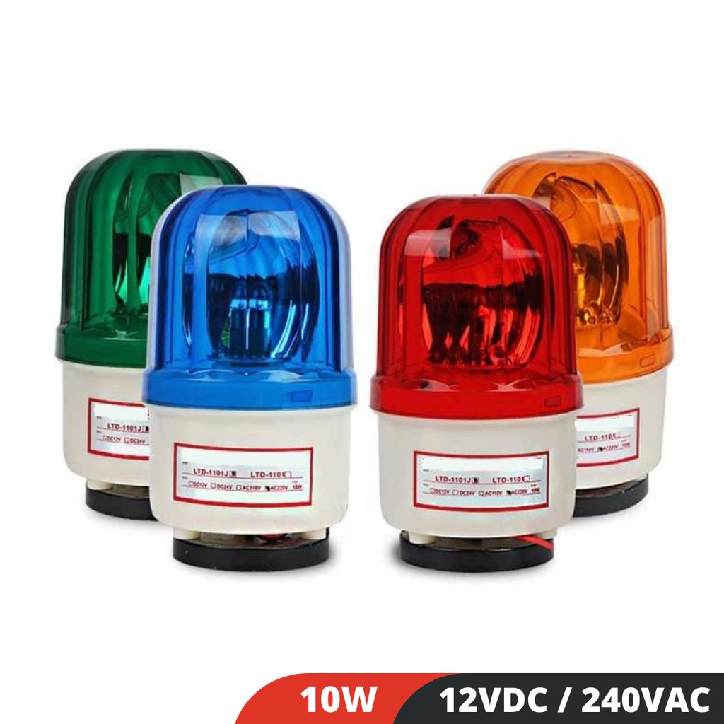 Revolving Warning Light Traffic LTE 1101 Round Flashlight blinker ...