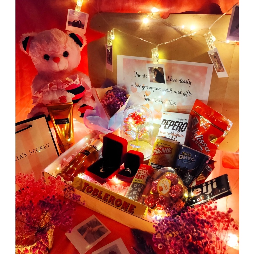 Rose in a Dome Gift Box (Anniversary/monthsary gift for girlfriend ...