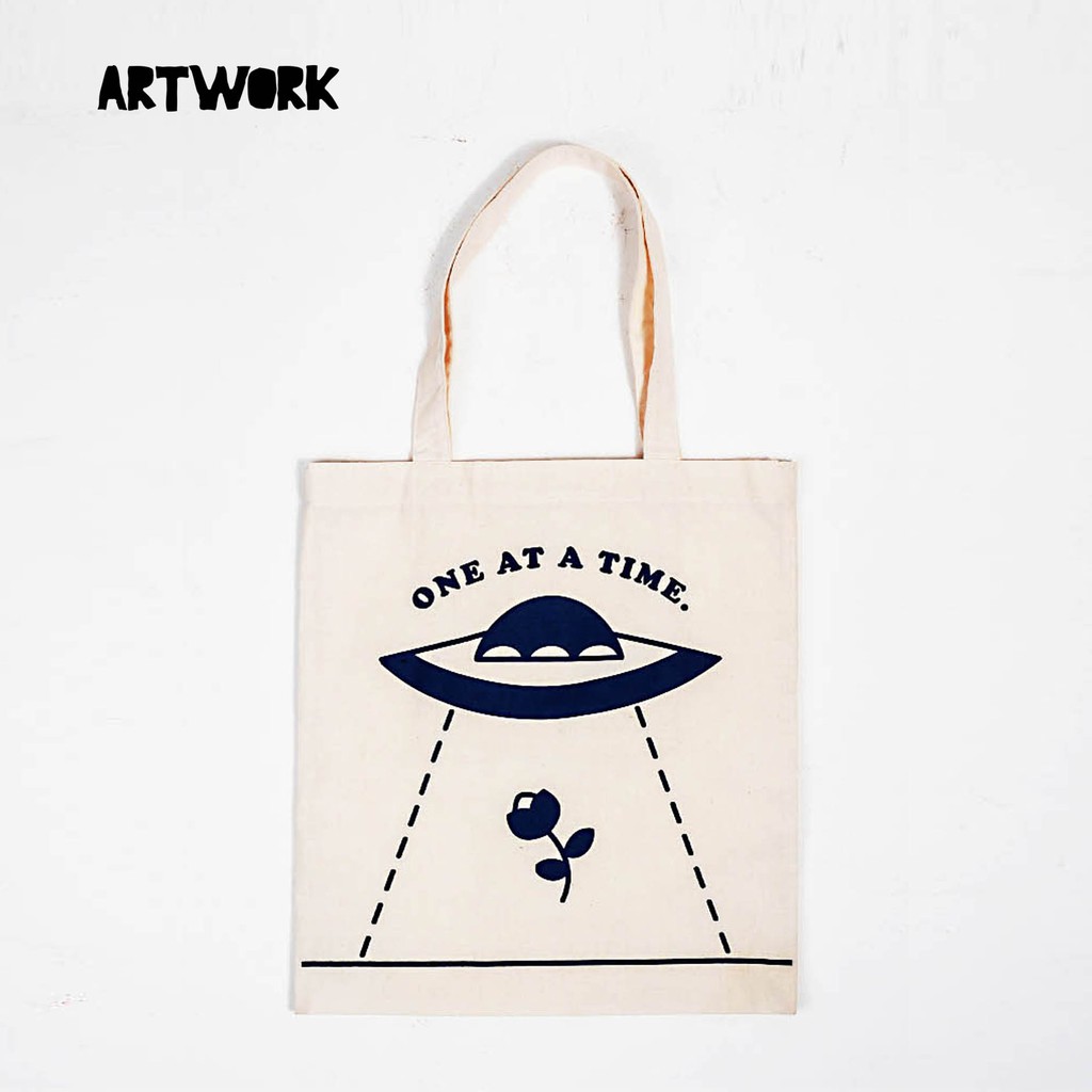 ARTWORK One At A Time (Tote Bag) | Shopee Philippines