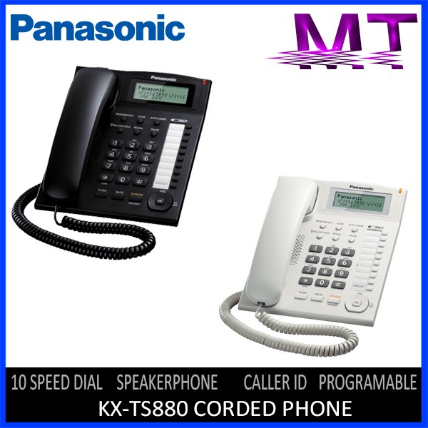 Panasonic Corded Phone KX-TS880 | Shopee Philippines