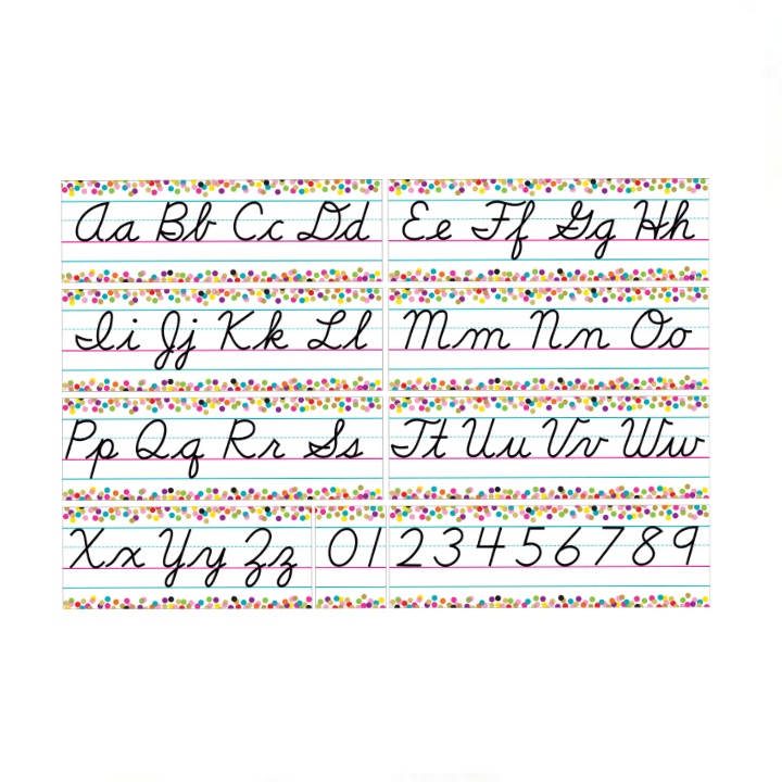 Laminated Cursive Charts, Manuscript Charts for Kids and Learners ...