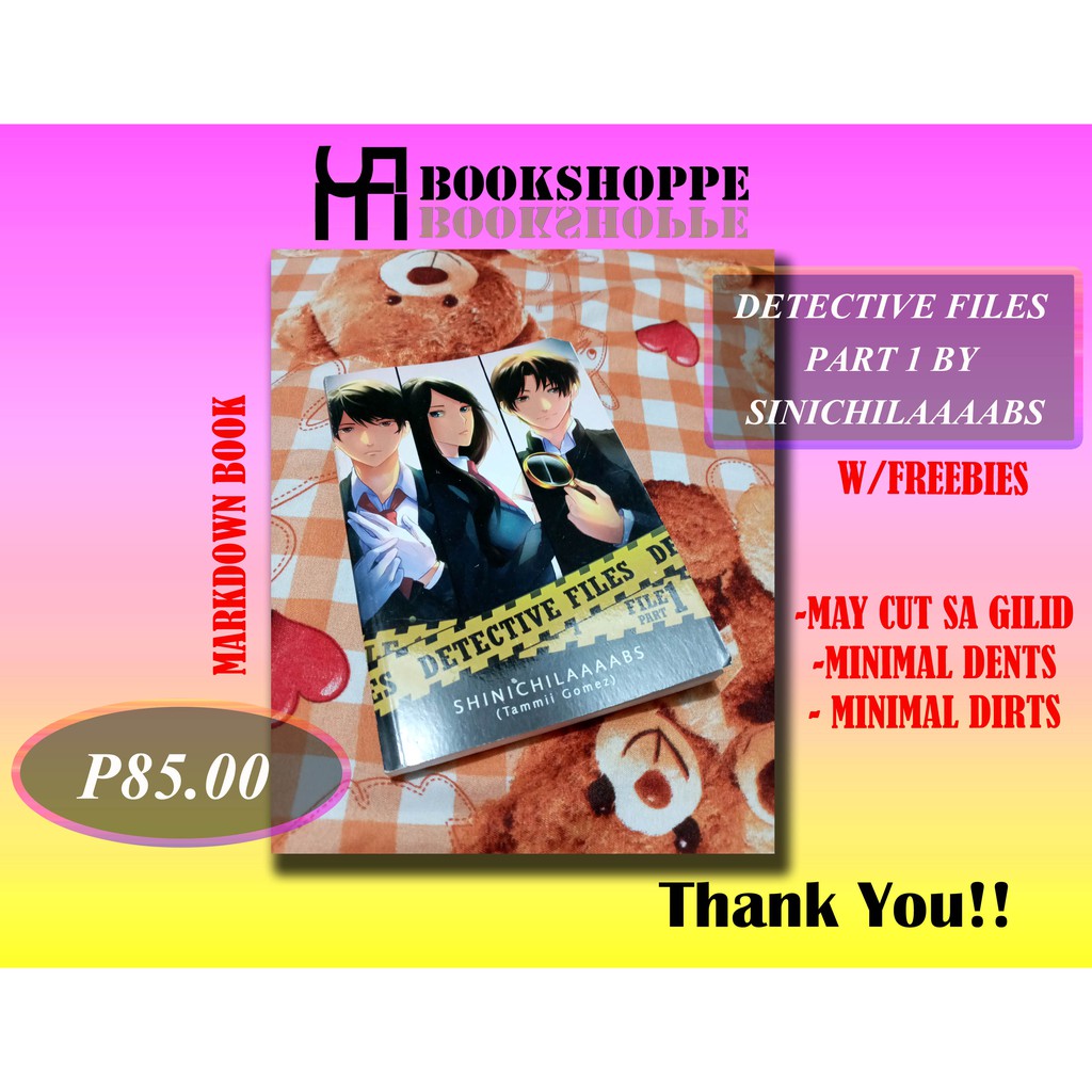 DETECTIVE FILES PART 1 BY SINICHILAAAABS (markdown) | Shopee Philippines