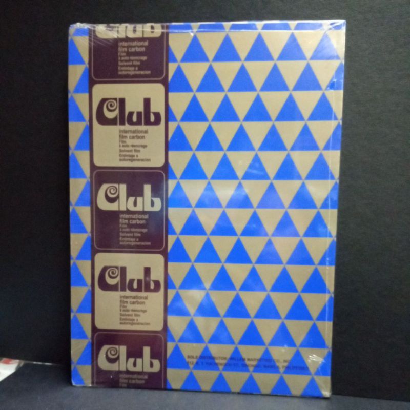 CLUB and Gold CARBON PAPER 100pcs per pack (short and Long) | Shopee ...