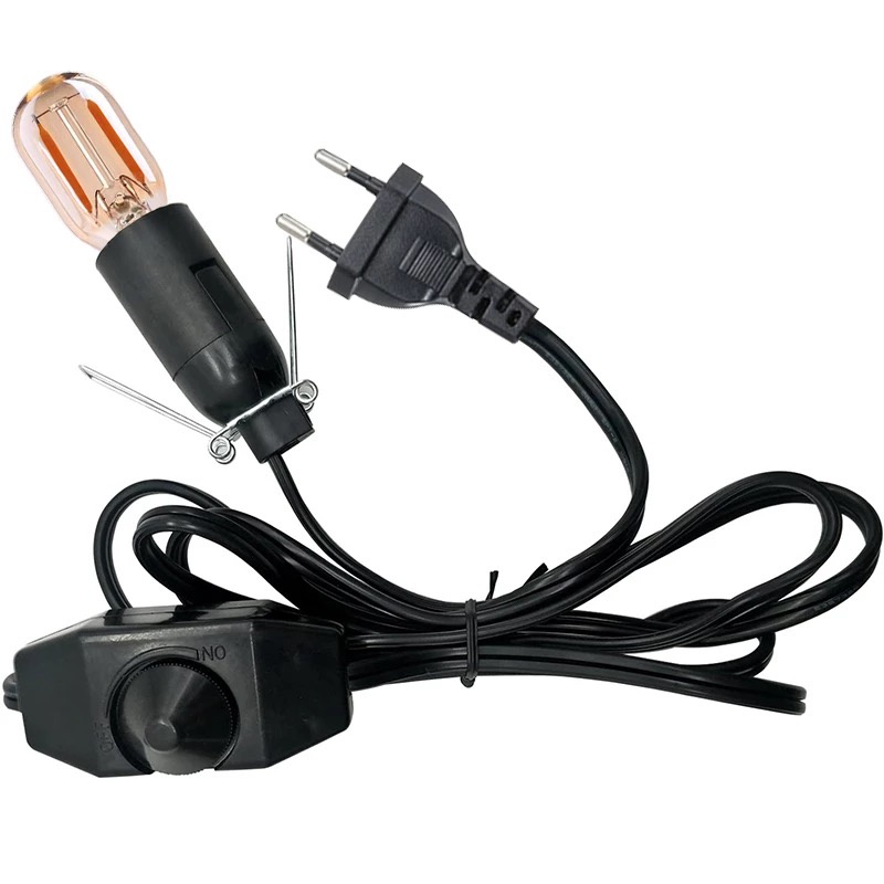 Himalayan Salt Lamp Cord with Dimmer Switch E14 Lamp Base Hanglamp ...
