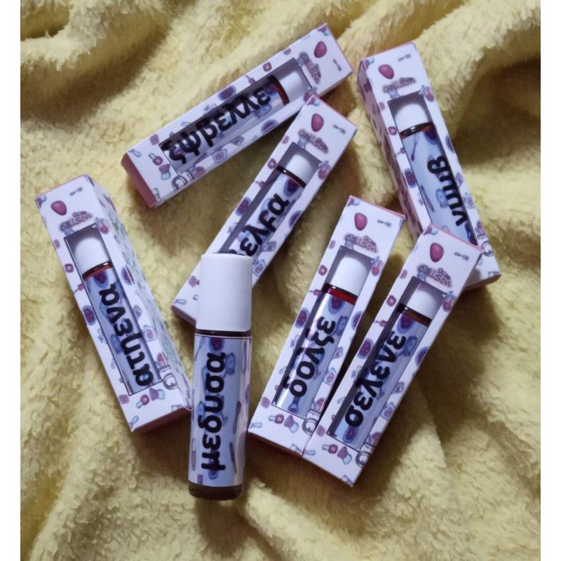 Powdery matte lip tint no oil content | Shopee Philippines