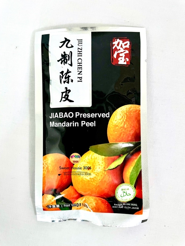 Jiabao 12g Preserved Mandarin Peel Jiu Zhi Chen Pi Childhood Snack ...