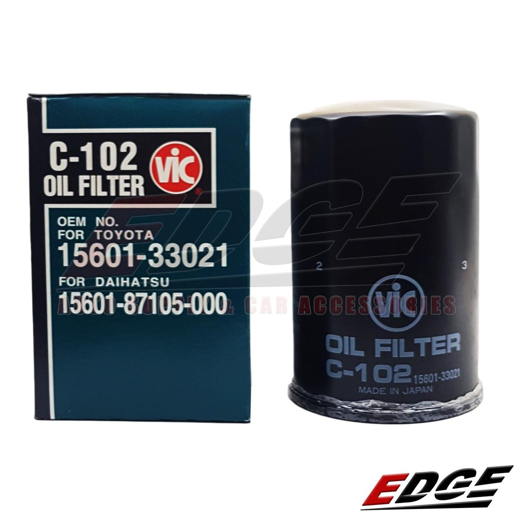 VIC C-102 Car Oil Filter for Toyota Hiace Toyota Hiace Commuter Toyota ...
