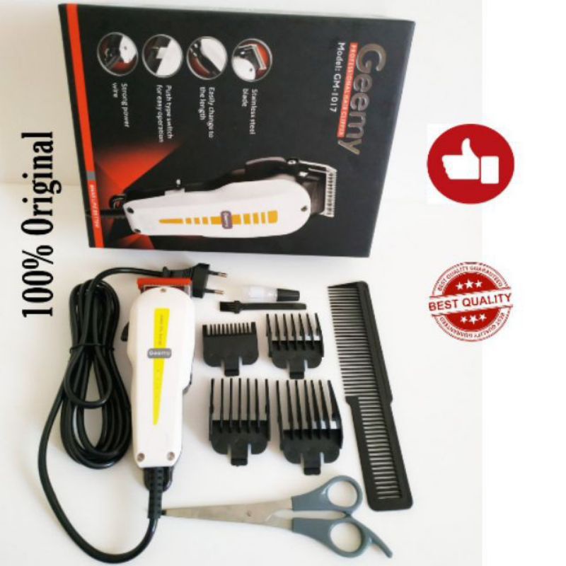 Geemy GM-1017 Professional Electric Hair Clipper (Ready Stock) | Shopee ...