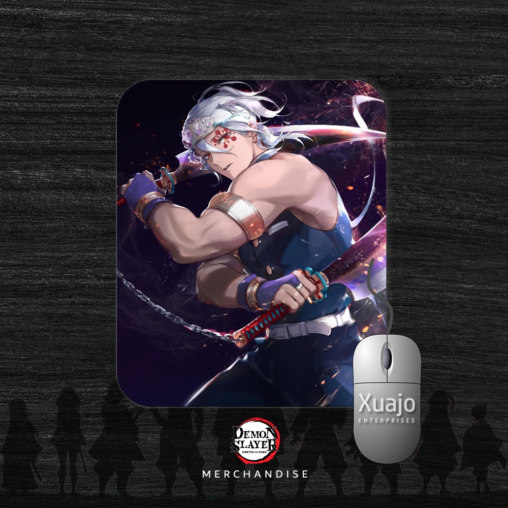 Demon Slayer Mouse Pad - Tengen Uzui - Sound Hashira - Kimetsu no Yaiba ...