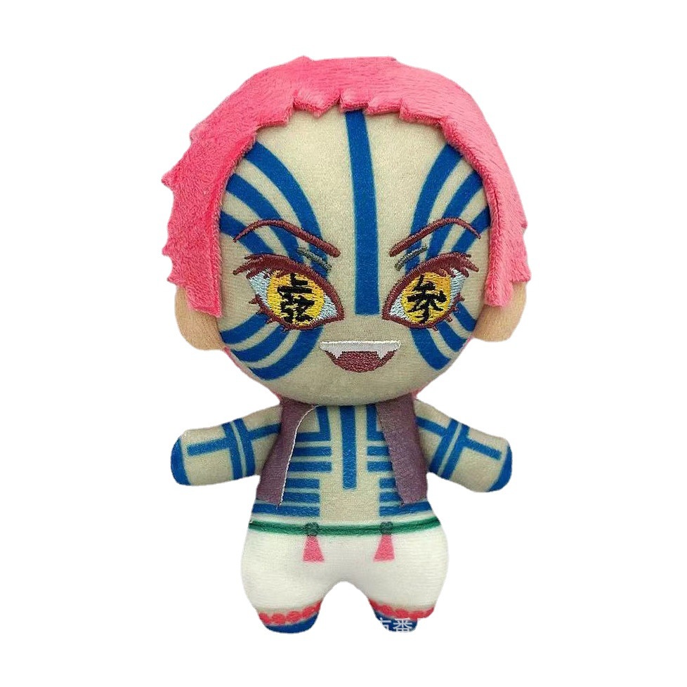Anime Demon Slayer Kimetsu no Yaiba Akaza 10cm Cotton Plush doll Body ...