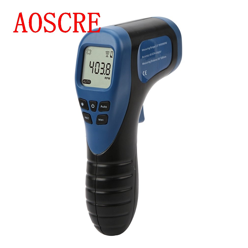 Car Exclusive Non-Contact RPM Meter Motor Speed Gauge Gun Style Surface ...