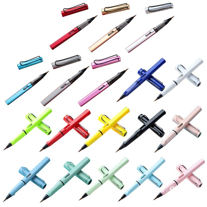 SEL Portable Refillable Calligraphy Brush Pen Piston-Filled Fountain ...