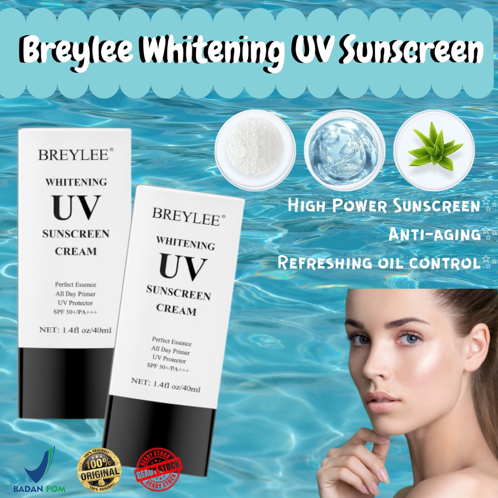 MATAHARI [ORIGINAL] Breylee Whitening UV Sunscreen SPF 50+ BPOM ...