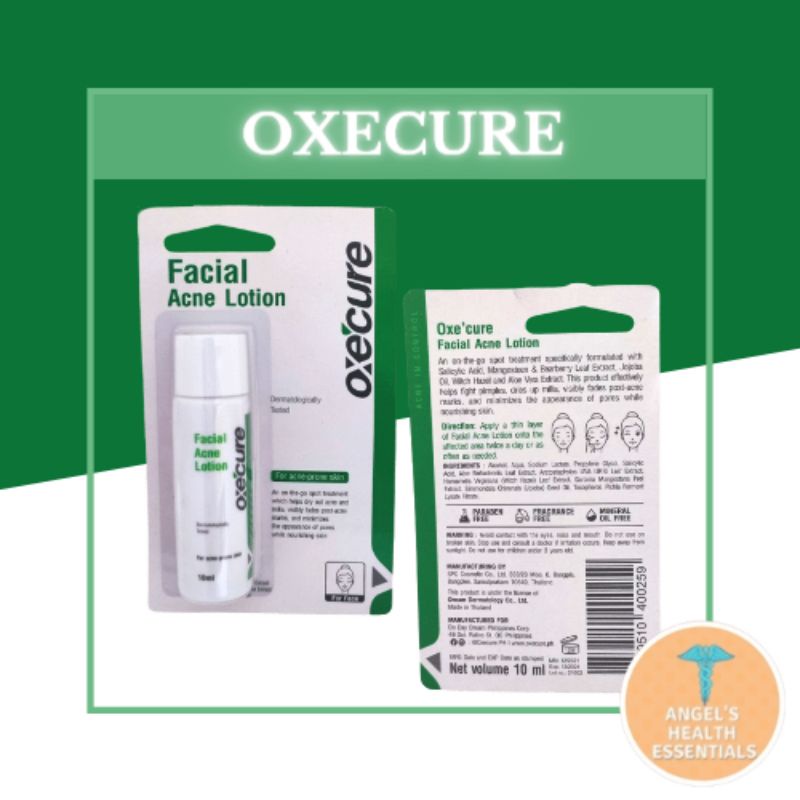 Oxecure Facial Acne Lotion 10mL Authentic | Shopee Philippines