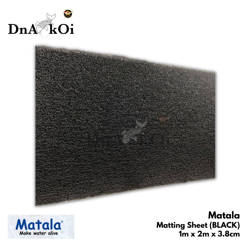 MATALA - Matala Matting BLACK Full Sheet: 1m x 2m with thickness: 3.8cm ...