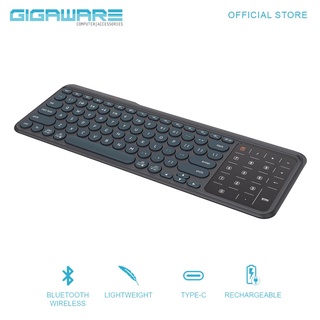 Gigaware KS003 Bluetooth 3-Channels Wireless Keyboard with Touch Screen ...