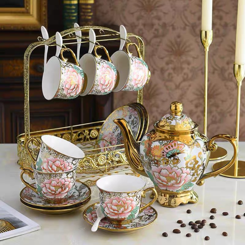 Tea Set Coffee Set Teapot gift set 20 PCs | Shopee Philippines