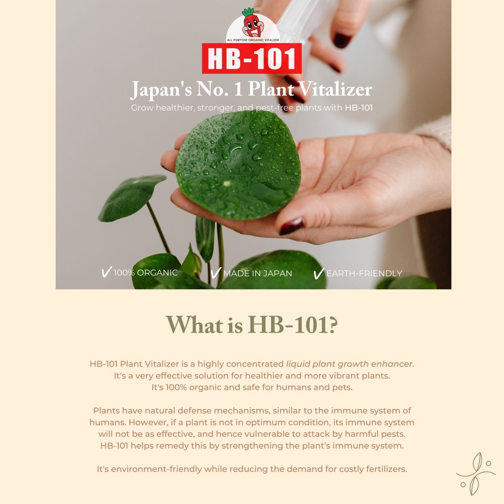 HB-101 Japan's #1 Plant Vitalizer | Shopee Philippines