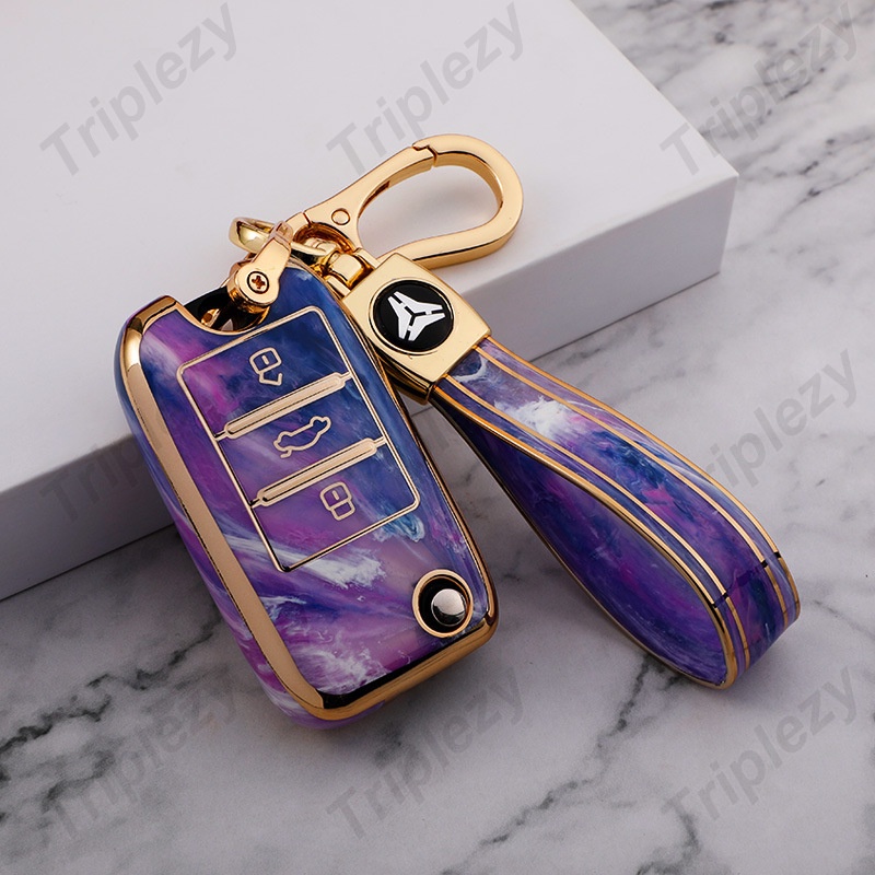 Folding Car Key Cover Case Bag Keychain For MG 3 5 6 RX5 MG3 MG5 MG6 ...