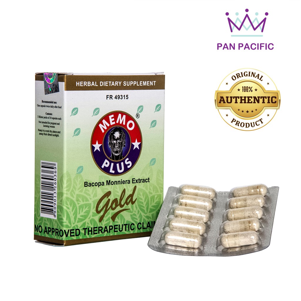 Memo Plus Gold Capsule 30's | Shopee Philippines