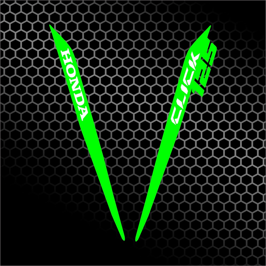 honda click front sticker lining 125 150 cut sticker waterproof ...