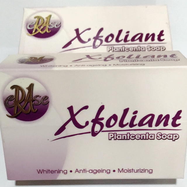 Erase Xfoliant Placenta Soap 125g | Shopee Philippines