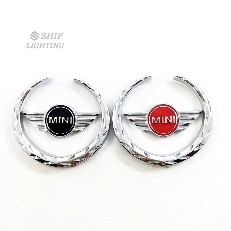 1 x Metal MINI Wings Logo Car Auto Rear Trunk Decorative Emblem Sticker ...